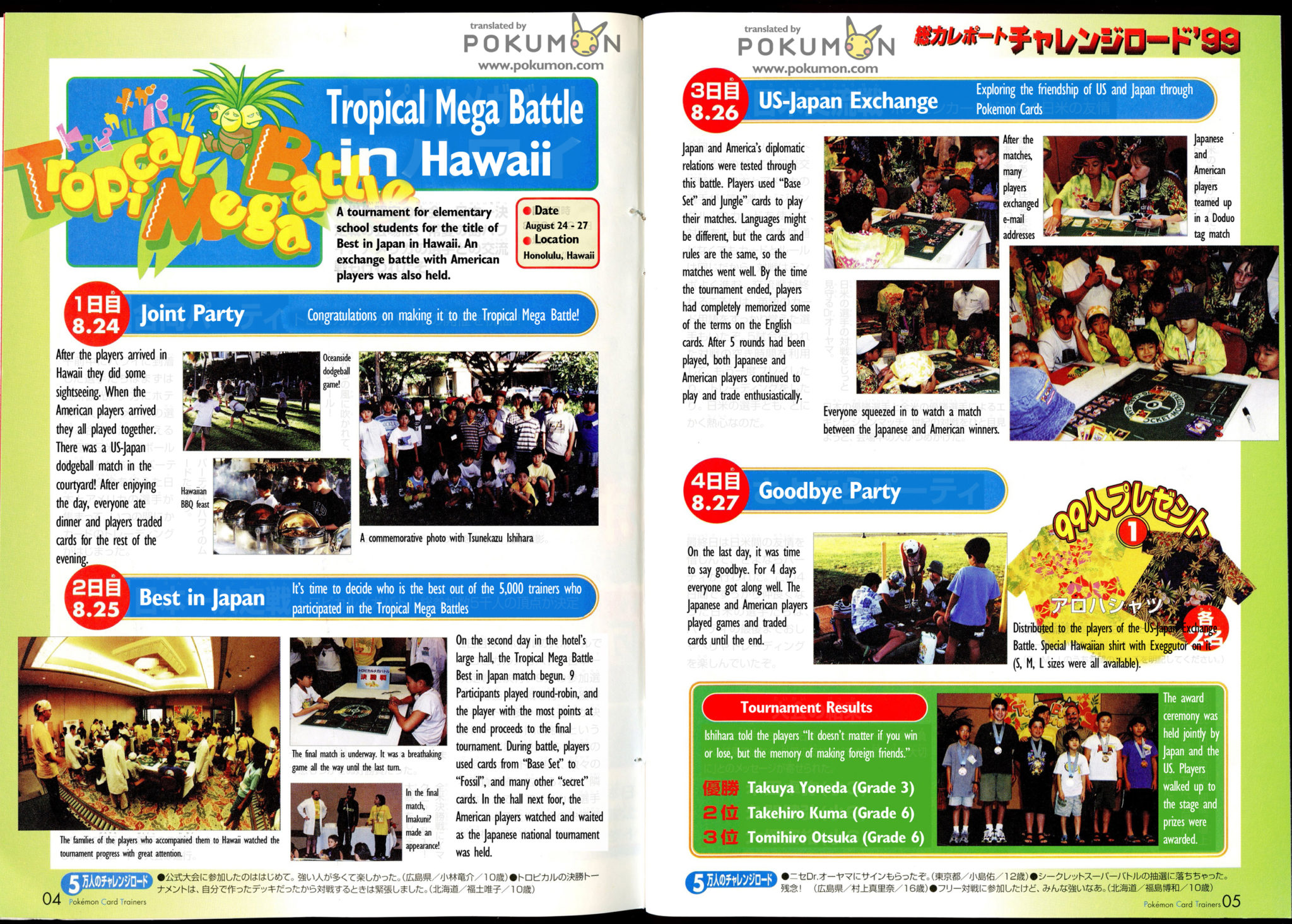 International Tropical Mega Battle 1999 - Pokumon