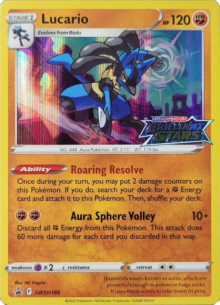 Lucario (SWSH186 English Promo) - Pokumon