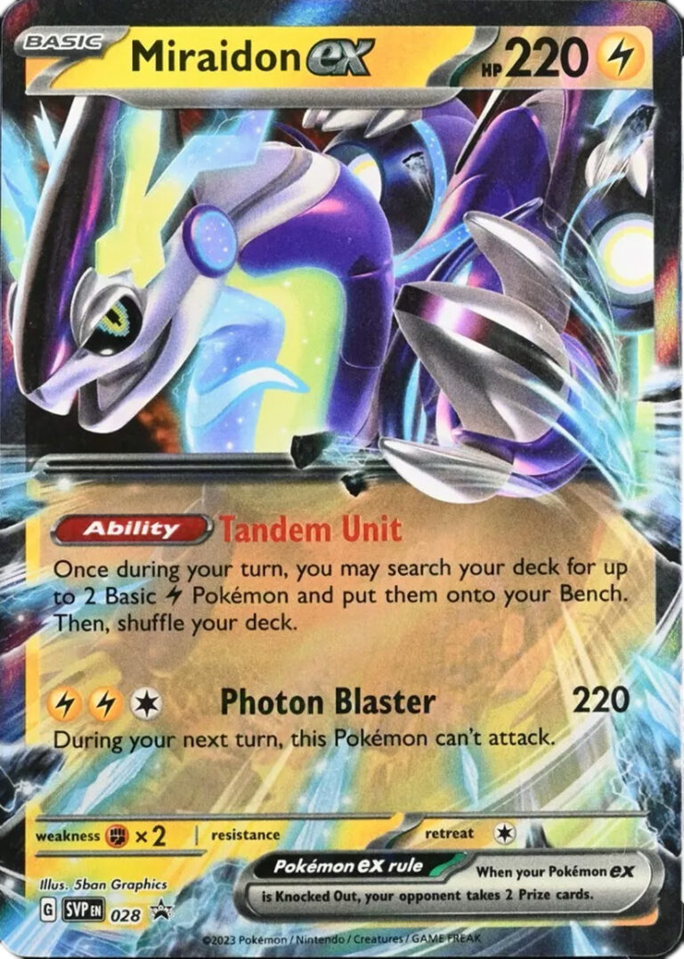 Miraidon ex (SVP028 English Promo) - Pokumon