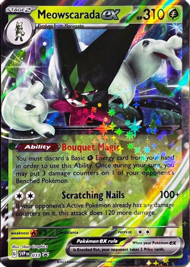 Meowscarada ex (SVP033 English Promo) - Pokumon