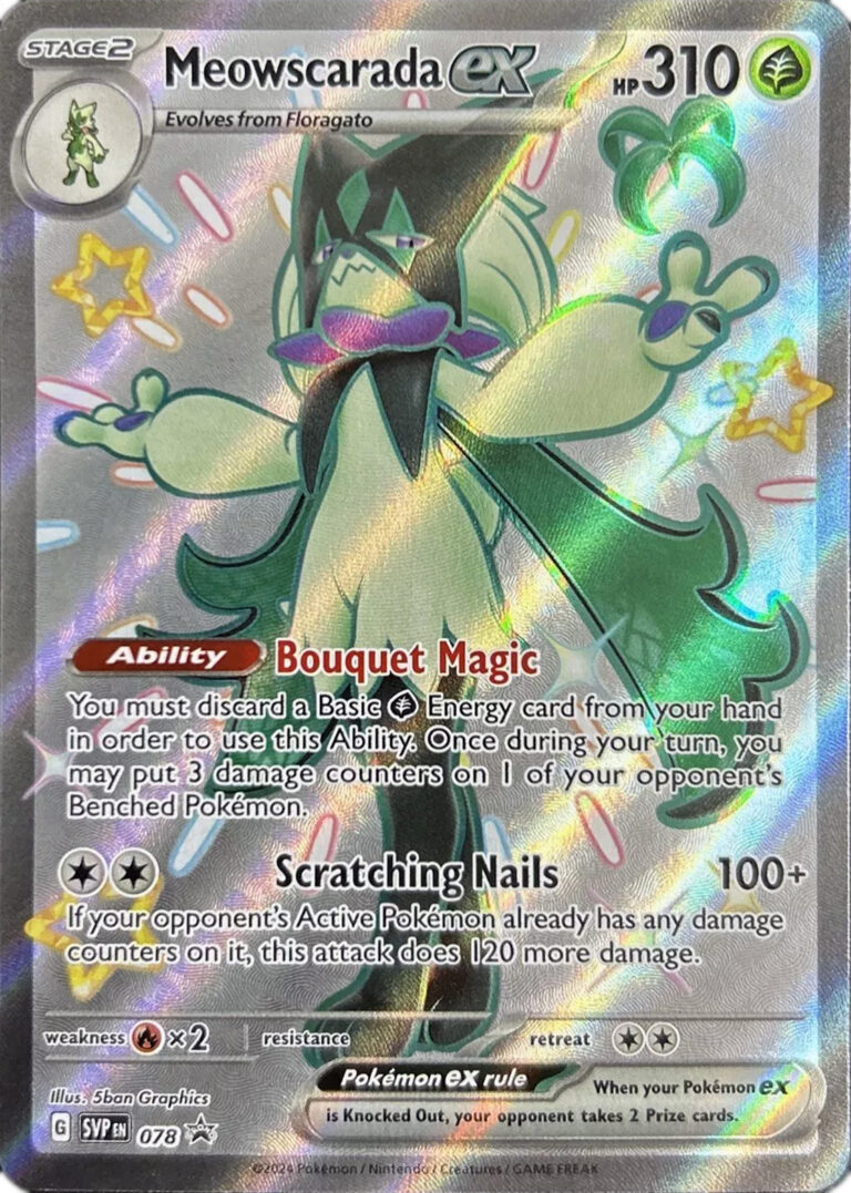 Meowscarada ex (SVP078 English Promo) - Pokumon